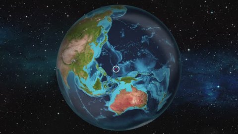 Earth Zoom Map Ngerulmud Stock Footage Video (100% Royalty-free ...