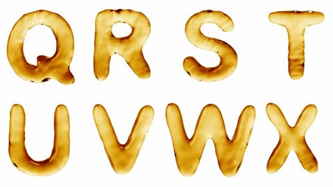 Alphabet Made Macaroni Letters Isolated On Stock Photo 537902002 ...