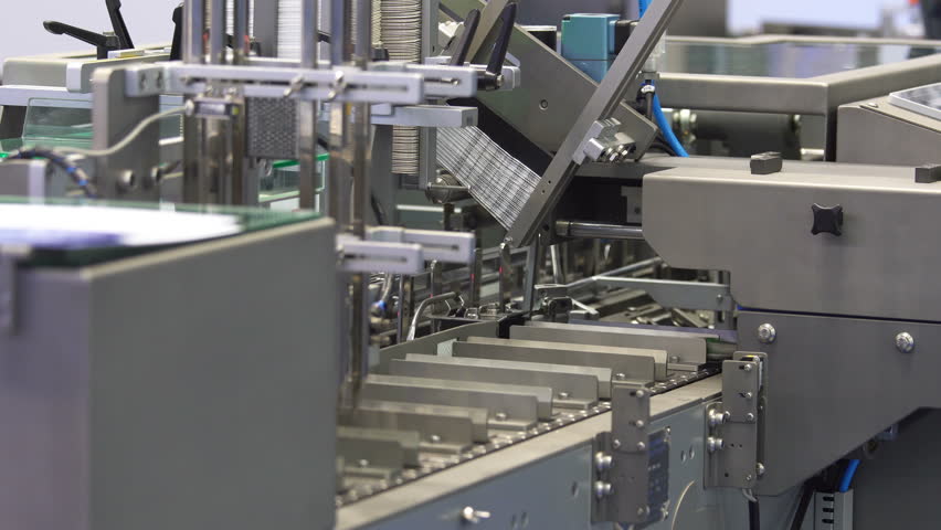 fully automated production line Stock Footage Video (100% Royalty-free ...
