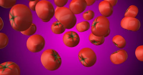 Tomato Falling Slow Motion Stock Footage Video (100% Royalty-free ...