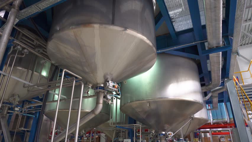 Manufacture of Paint, Paint Mixing Stock Footage Video (100% Royalty ...