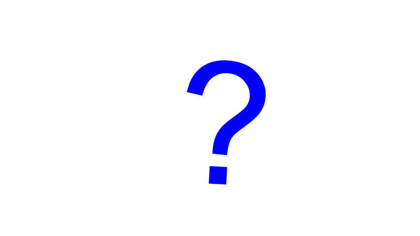 question mark on vintage twitched television Stock Footage Video (100% ...