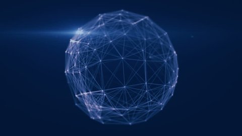 Sphere Globe Space Form Plexus Abstract Stock Footage Video (100% Royalty-free) 28159963 ...