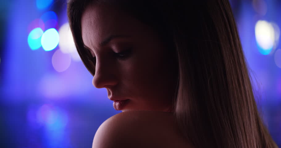 Dramatic Side View Close-up of Stock Footage Video (100% Royalty-free ...