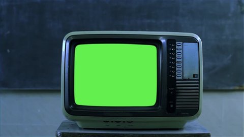 80s Television Green Screen Classroom Night Stock Footage Video (100% ...