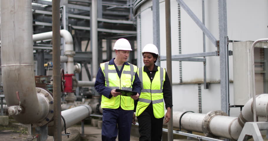 Female Industrial Worker Being Trained Stock Footage Video (100% ...