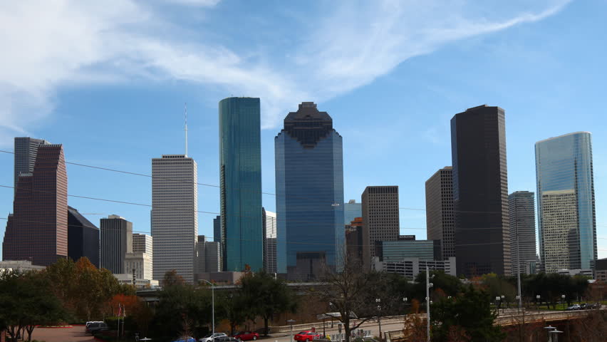 Houston, Texas City Center, a Stock Footage Video (100% Royalty-free ...