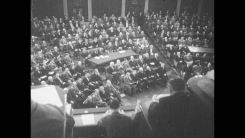 1940s congress president truman signs paper Stock Footage Video (100% ...