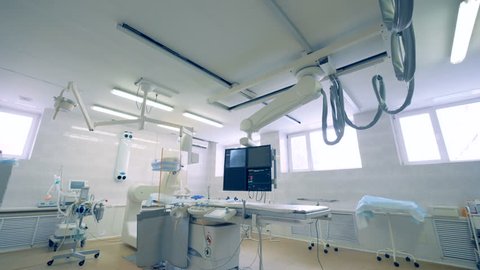 Bright Ultra Modern High Tech Laboratory Stock Photo (Edit Now) 1077834899