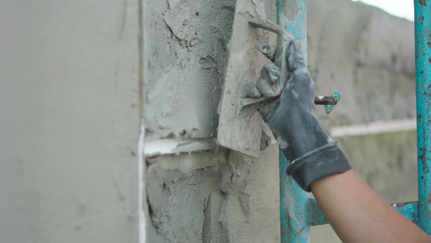 Worker Labor Building Wall and Stock Footage Video (100% Royalty-free ...