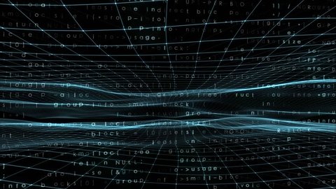 Abstract Programming Code Letters Symbols On Stock Footage Video (100% Royalty-free) 1010546255 ...