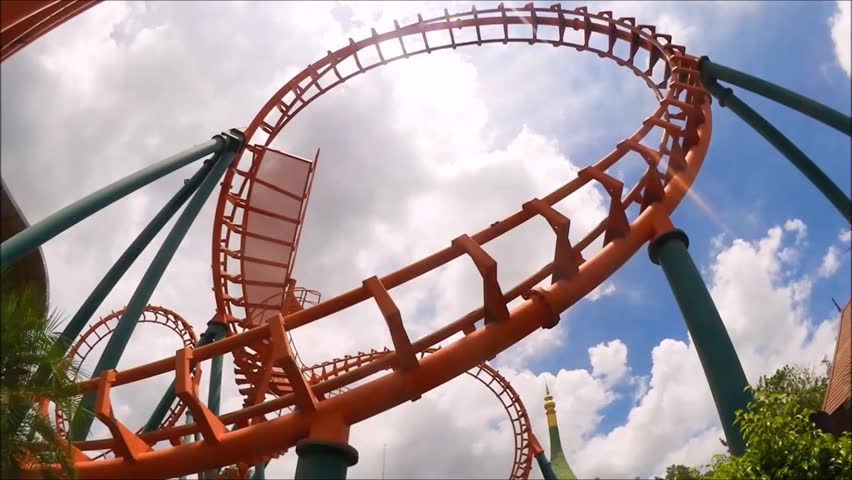 61 Roller coaster climbing Stock Video Footage - 4K and HD Video Clips ...