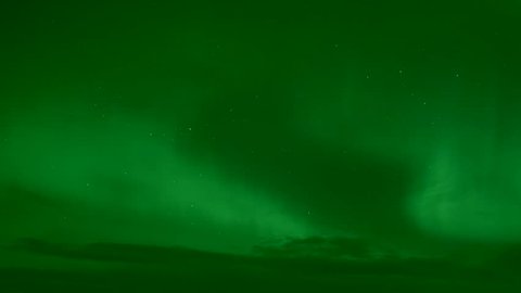 Northern Lights On Transparent Background Dark Stock Footage Video (100 ...