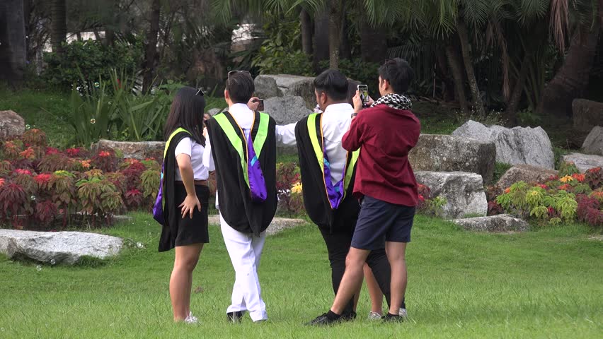 editorial use only thai graduate students Stock Footage Video (100% ...