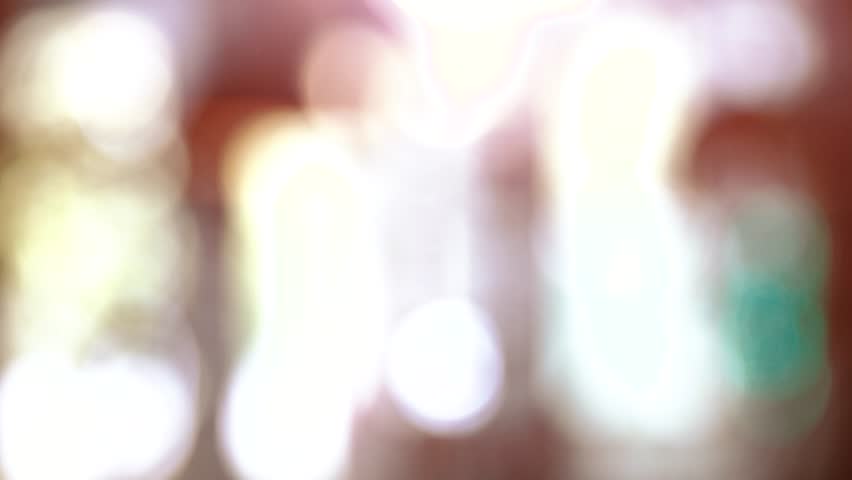 Bright Fuzzy Lights. White Fuzzy Stock Footage Video (100% Royalty-free ...