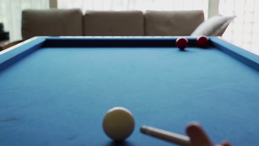 Round Table Shot Carom Billiards Stock Footage Video (100% Royalty-free ...