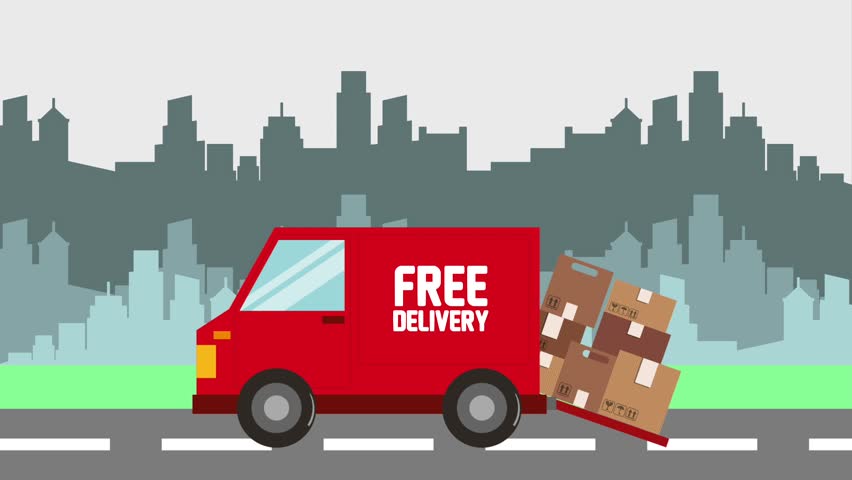 free delivery service Stock Footage Video (100% Royalty-free ...