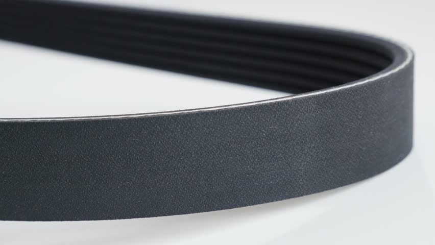 multi-vee car motor belt 4k slow Stock Footage Video (100% Royalty-free ...