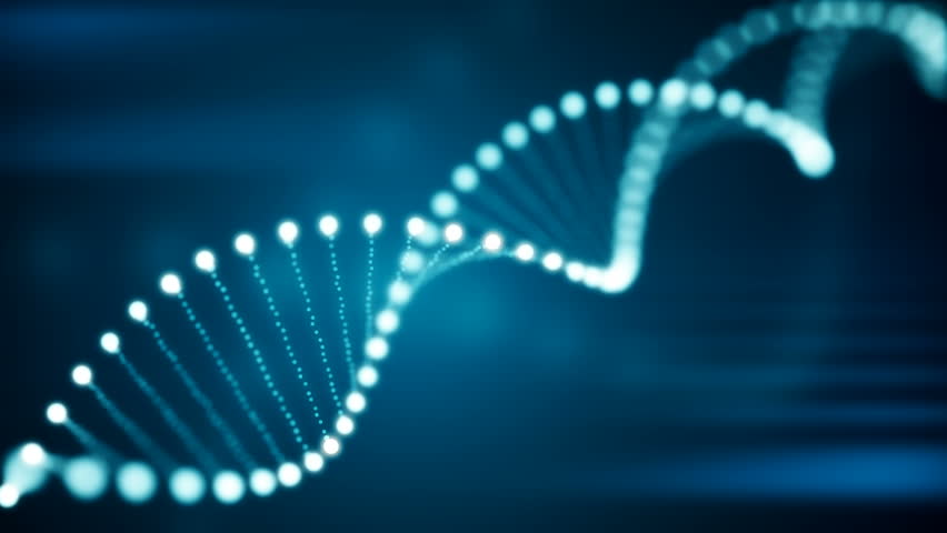 Seamless Animation of Rotating Dna Stock Footage Video (100% Royalty ...