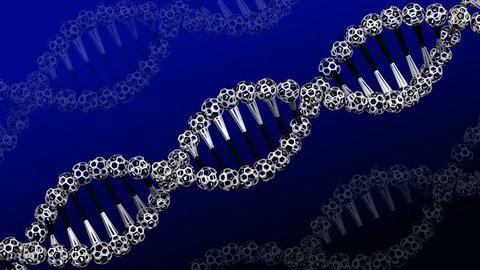 Concept Soccer Talent Dna Molecule Soccer Stock Footage Video (100% ...