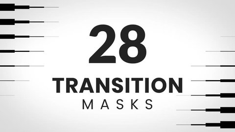 28 Transition Masks Ultimate Pack Simple Stock Footage Video (100% ...