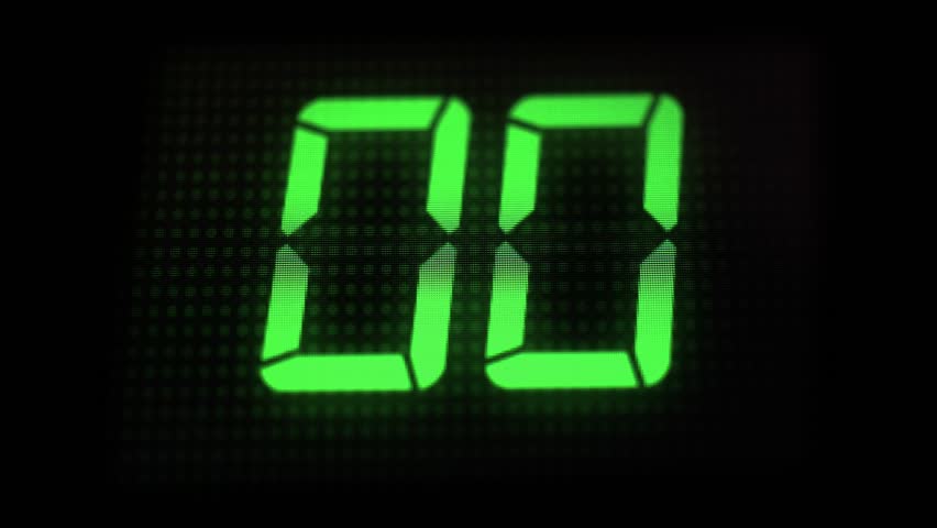 4k green digital timer Stock Footage Video (100% Royalty-free ...