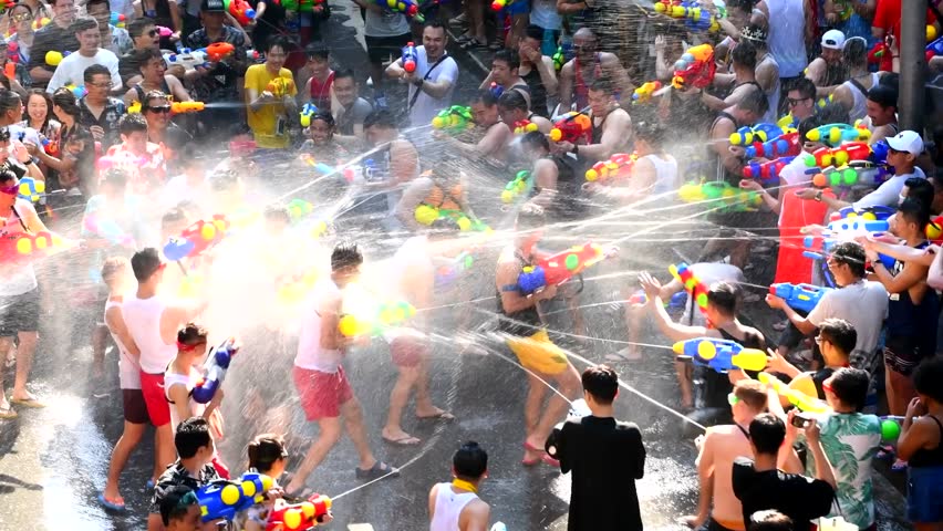 Songkran festival 2018 Stock Video Footage - 4K and HD Video Clips ...