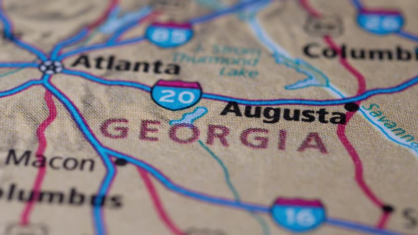 4 Augusta georgia map Stock Video Footage - 4K and HD Video Clips ...