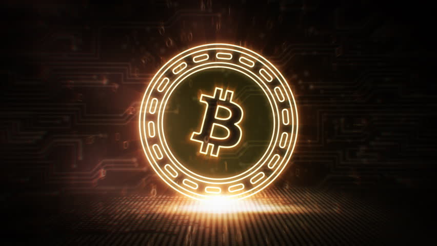 Bitcoin - Btc - 3d Stock Footage Video (100% Royalty-free) 1011098036 ...