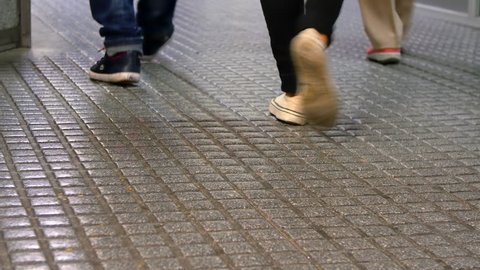 Modern Businessman Working Closeup Legs Walking Stock Photo (Edit Now ...