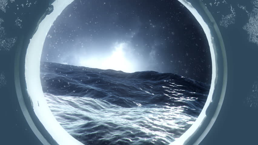 Watching a Storm Through a Stock Footage Video (100% Royalty-free ...