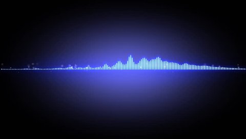 Audio Spectrum Waveform Animation Sound Waveform Stock Footage Video ...