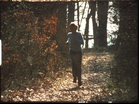 Sunday Family Walk Vintage 8mm Film Stock Footage Video (100% Royalty ...