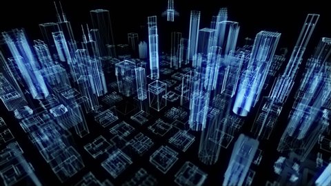 Seamlessly Looping City Structure Stock Footage Video (100% Royalty ...