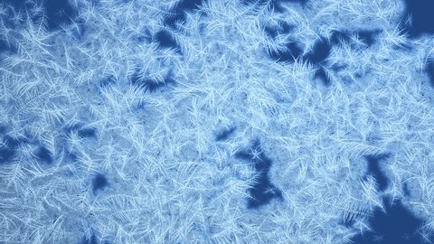 Ice Freezing Animation Screen Center Borders Stock Footage Video (100% ...