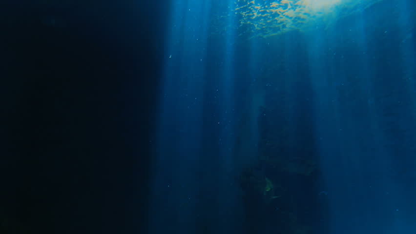 looping animation ocean waves underwater bubbles Stock Footage Video ...