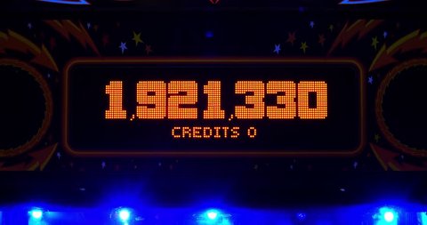 Close High Scores Screen On Pinball Stock Footage Video (100% Royalty ...