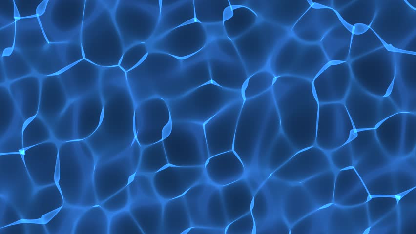 clean blue water reflection animation Stock Footage Video (100% Royalty ...