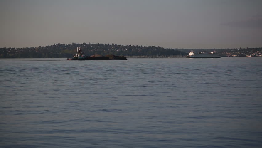 Seattle Skyline across the water in Washington image - Free stock photo ...