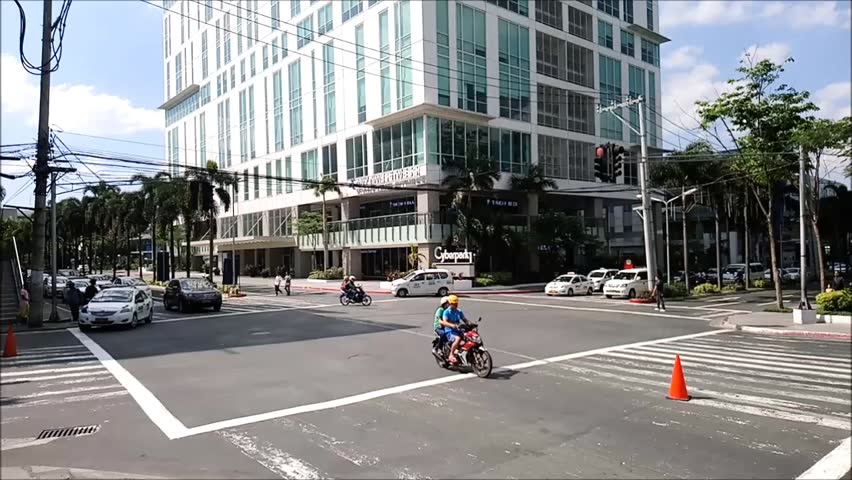 cyberpark tower 1 facade on march Stock Footage Video (100% Royalty ...