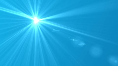 Sun Moving Across Clear Blue Sky Stock Footage Video (100% Royalty-free ...