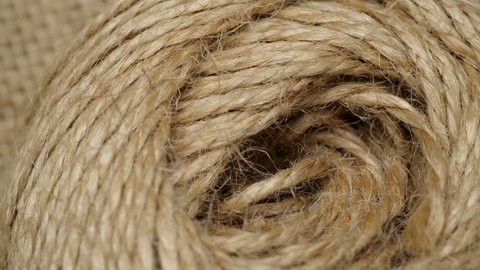 Jute Burlap Rustic Twine String Rope Stock Footage Video (100% Royalty ...