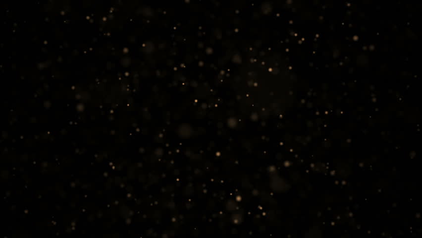 Gold Particles. Natural Floating Organic Stock Footage Video (100% ...