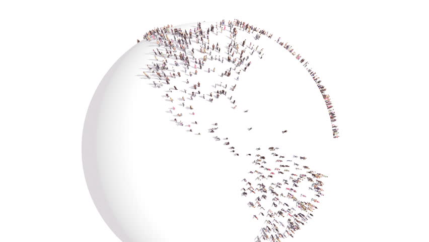 World Population Density Map Stock Video Footage - 4K and HD Video ...