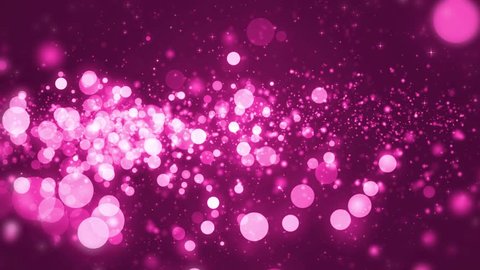 Pink Light Shine Particles Bokeh Holiday Stock Footage Video (100% ...