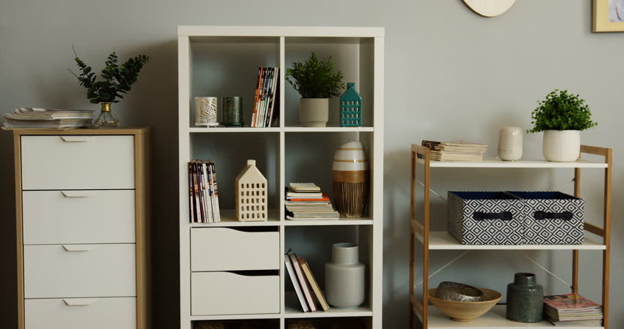 Nice Designed Modern Interior of Stock Footage Video (100% Royalty-free ...