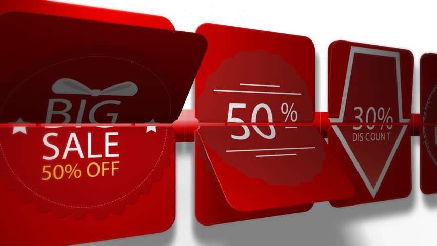 sales promotional animation video inscription mega Stock Footage Video ...