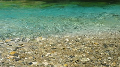 underwater footage super clear river bottom Stock Footage Video (100% ...