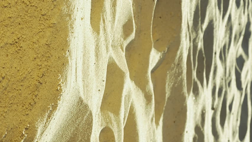 man sieving sand his hand barefoot Stock Footage Video (100% Royalty ...