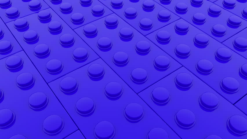 rows blue toy bricks Stock Footage Video (100% Royalty-free) 1011868016 ...